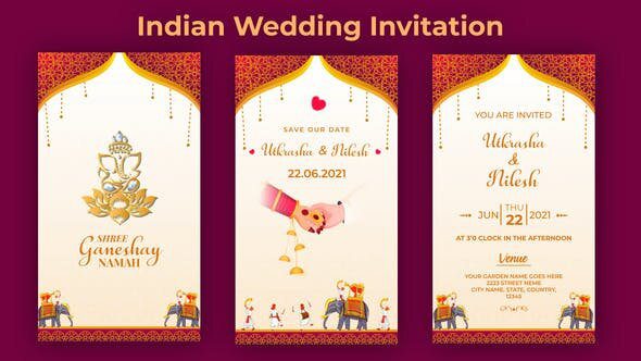 Videohive Indian Wedding Invitation Myvfxpro