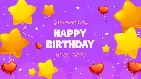 Happy Birthday 36200050 Videohive After Effects Templates Free Free 